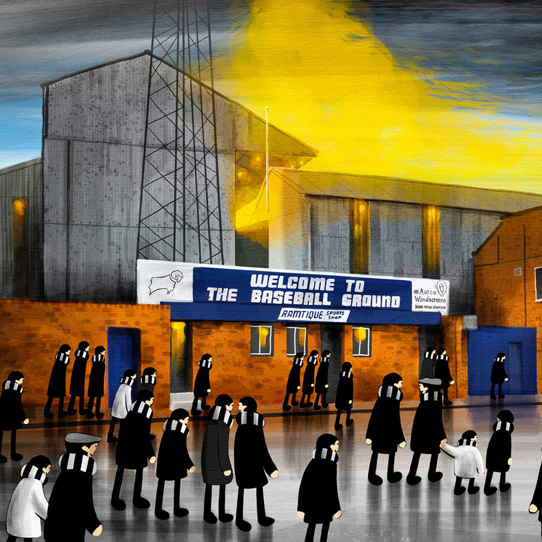 Derby County - The Baseball Ground - Prints now available – Jack ...